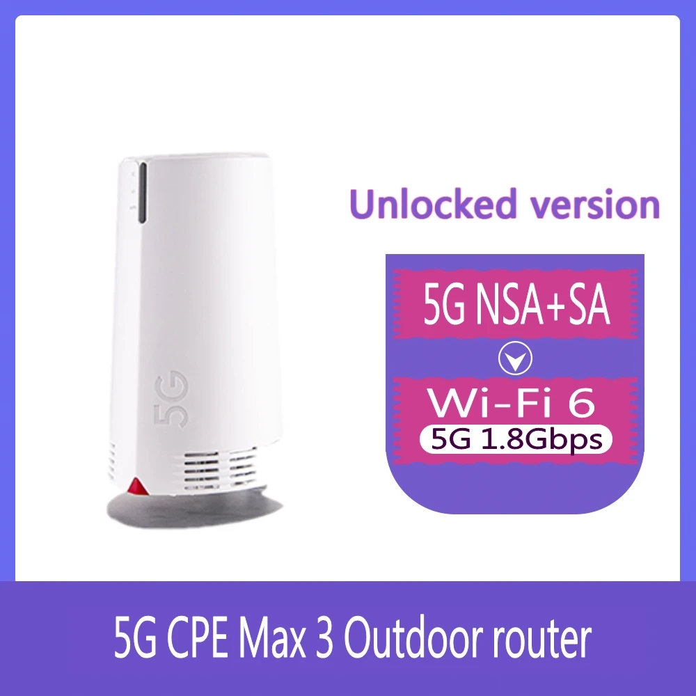 Desbloqueado 5g cpe max 3 roteador ao ar livre malha cpe wifi 6 nsa ...