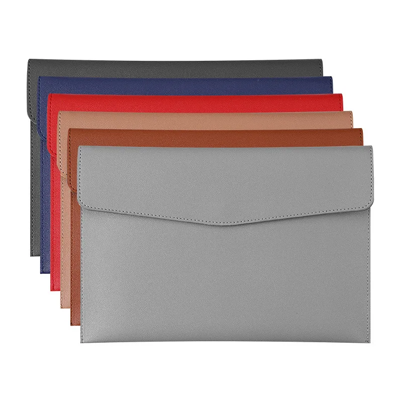 Leather Document Bag A4 Envelope Document Holder Quality PU Leather ...