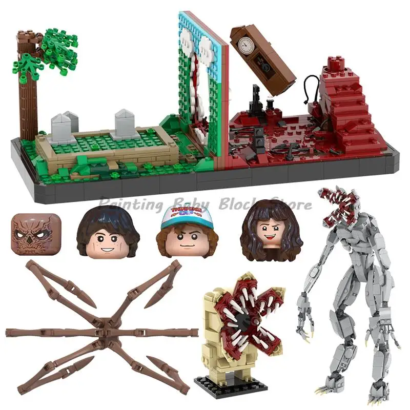 Bloques de construcción creativos de Stranger Things MOC, figuras de ...