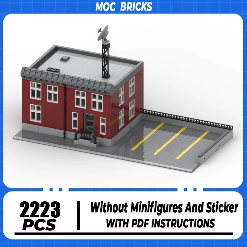 Moc-Building-Blocks-Modern-Modular-Police-Station-Model-Technology ...