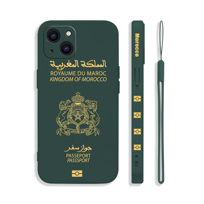 Morocco-Passport-Phone-Case-For-Samsung-Galaxy-S24-S23-S22-S21-S20 ...