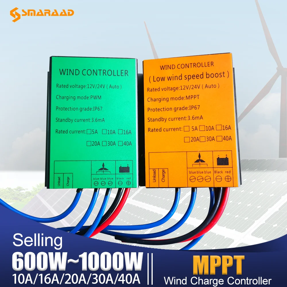 High Efficient 1000w Dc 48v Ip67 Waterproof Mppt Charge Controller Wind ...