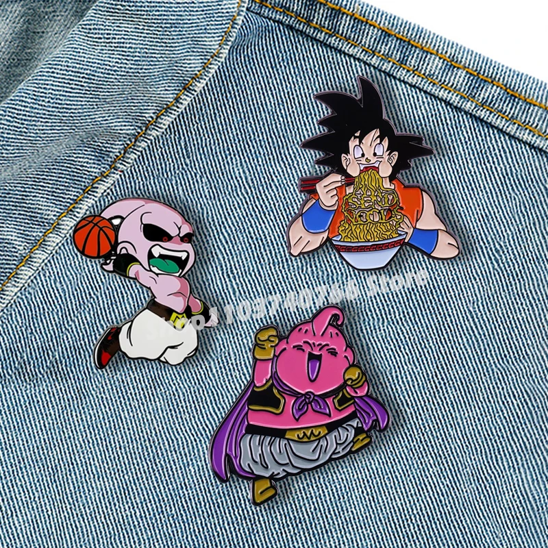 Pines-esmaltados-de-Dragon-Ball-para-ni-os-broche-de-dibujos-animados ...