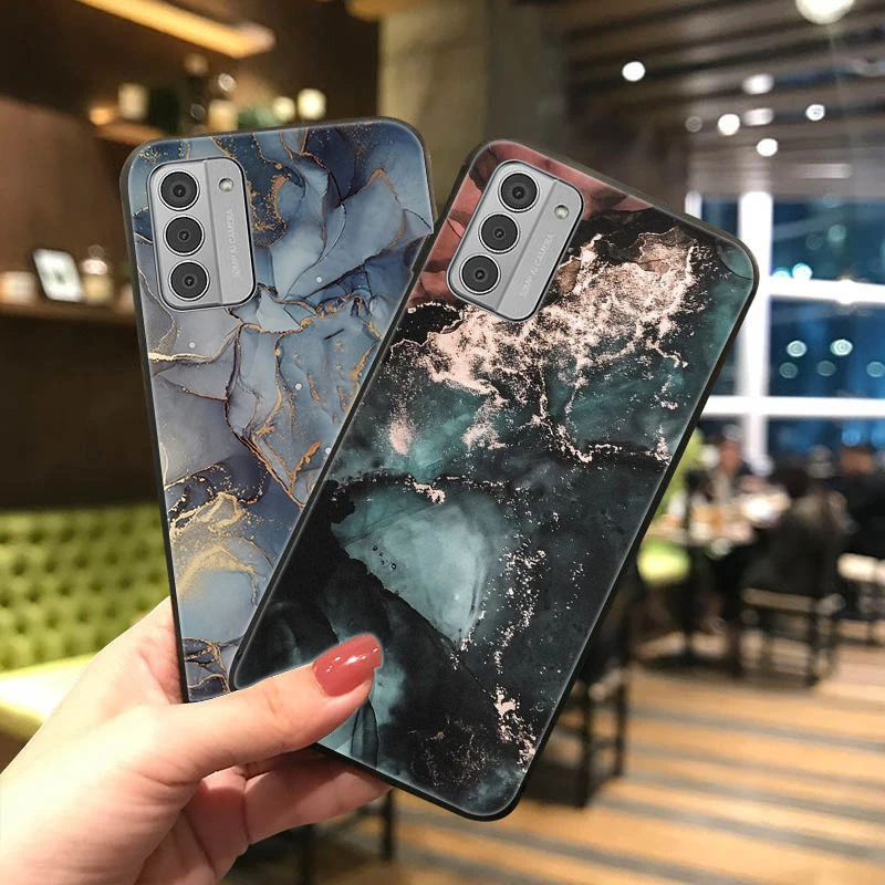 Luxury Marble Soft TPU Silicone Phone Case for Nokia C210 (H02.CH.21)
