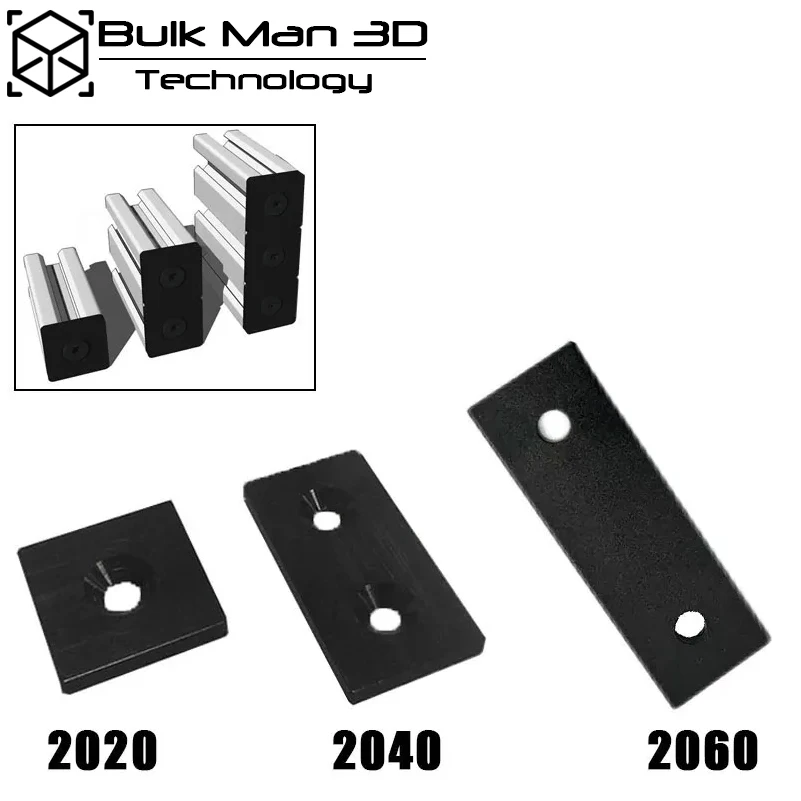 Aluminum-Profile-End-Cap-Cover-Plate-With-Single-or-Double-Holes-for ...