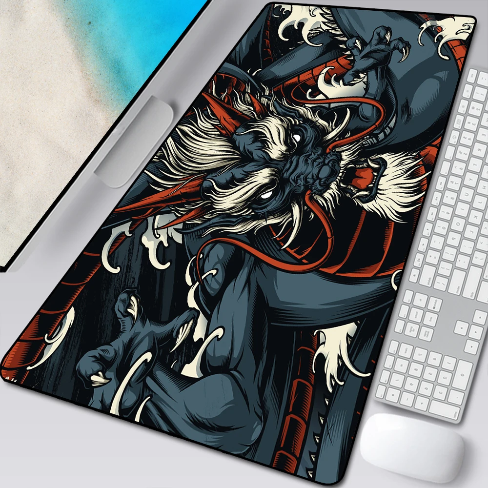 Tapis de souris Dragon 900x400 pour Gamer,accessoire de bureau léger ...