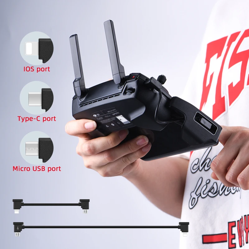 Remote Control Cable Spark Dji | Cable Otg Drone Spark Control - 30cm ...