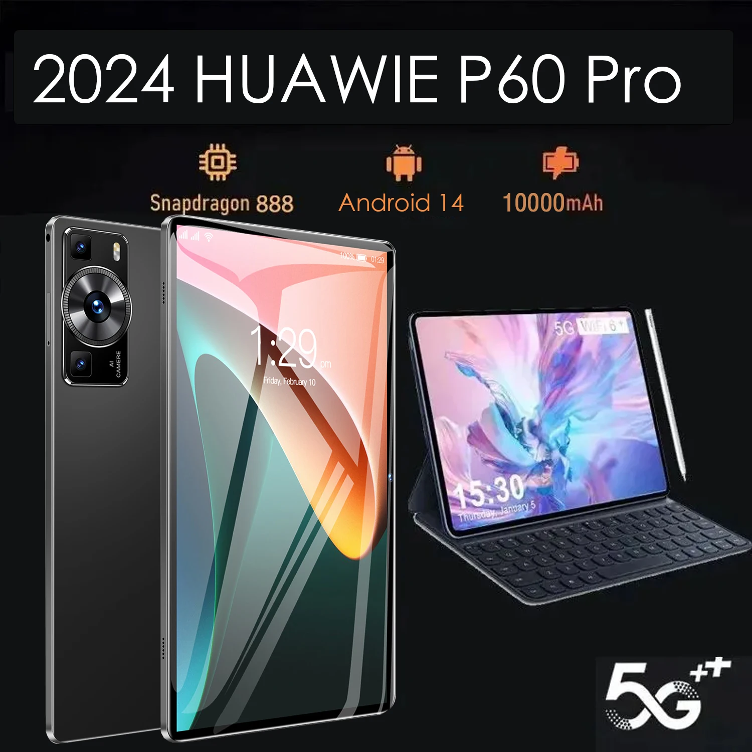 P60-Pro-Android-13-Tablet-Snapdragon-888-Snapdragon-888-16GB-RAM-5G ...