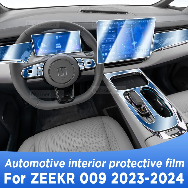 For-ZEEKR-009-EV-2023-2024-Gearbox-Panel-Navigation-Screen-Automotive-Interior-Protective-Film ...