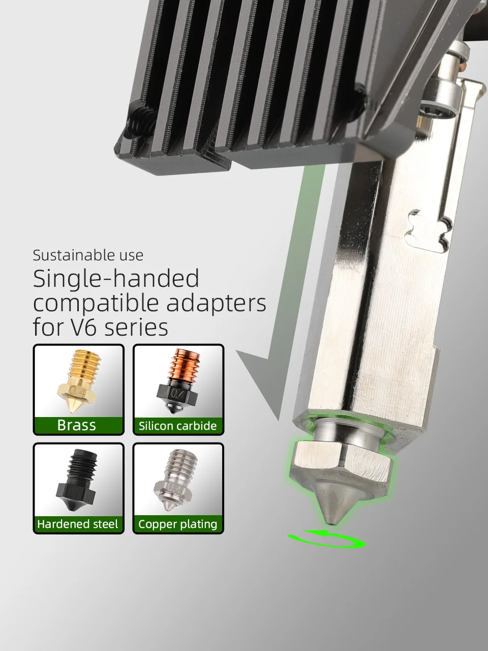 Mellow NF FluxHeat Hotend For Upgrade Bambu Lab P1P P1S TZ Hotend Voron ...