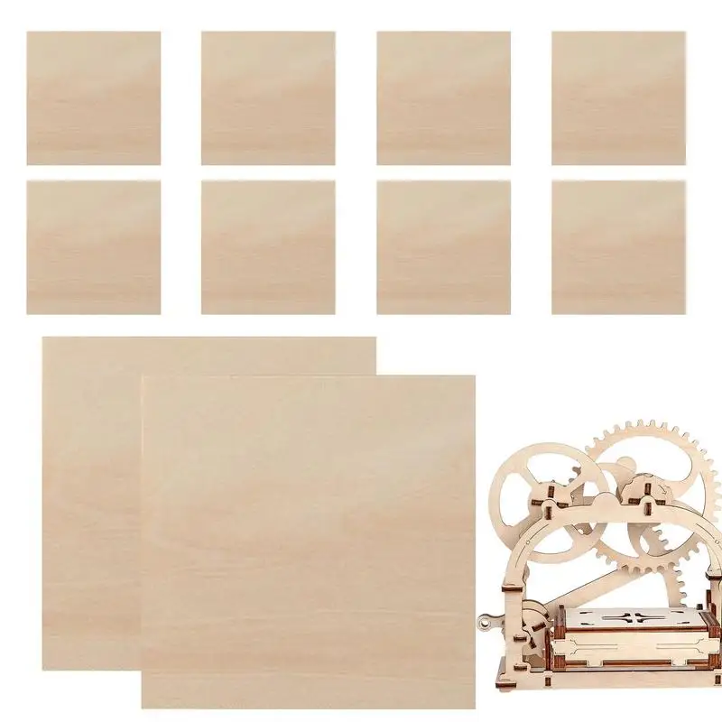 10-St-ck-Linde-3mm-Sperrholz-Linde-Bl-tter-unvollendete-d-nne ...