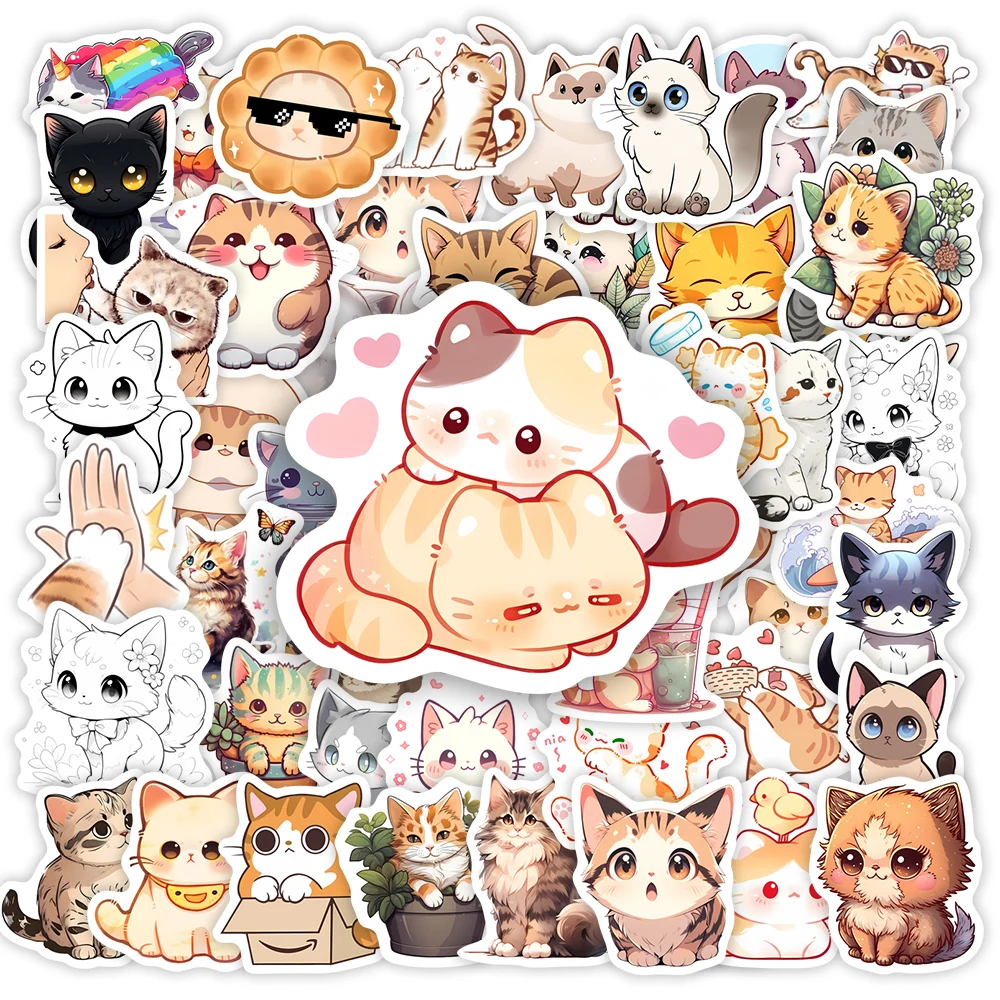 Simpatico Gatto Anime Chibi