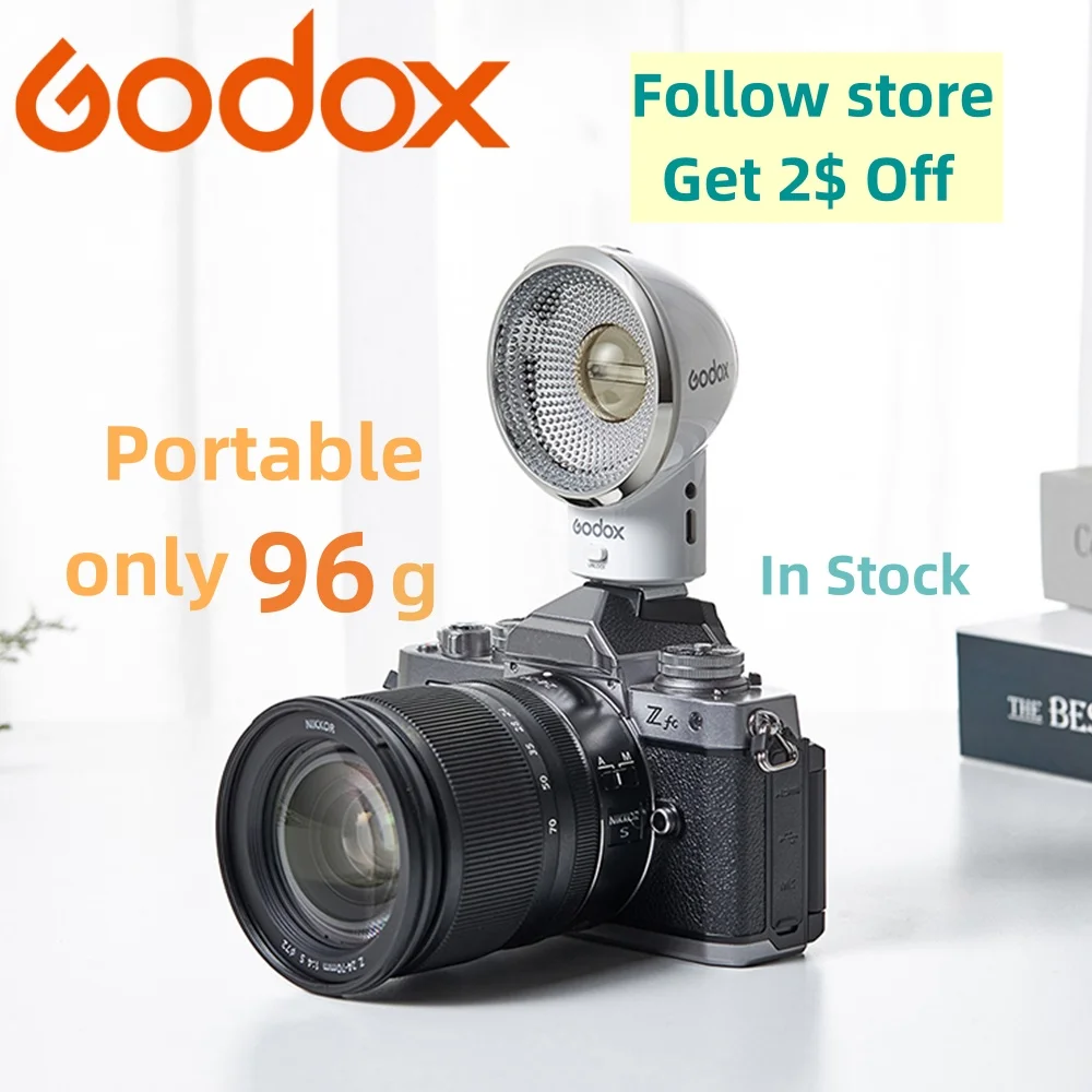 Godox-Lux-Elf-Retro-Camera-Flash-Portable-built-in-7-4V-350mAh-lithium ...