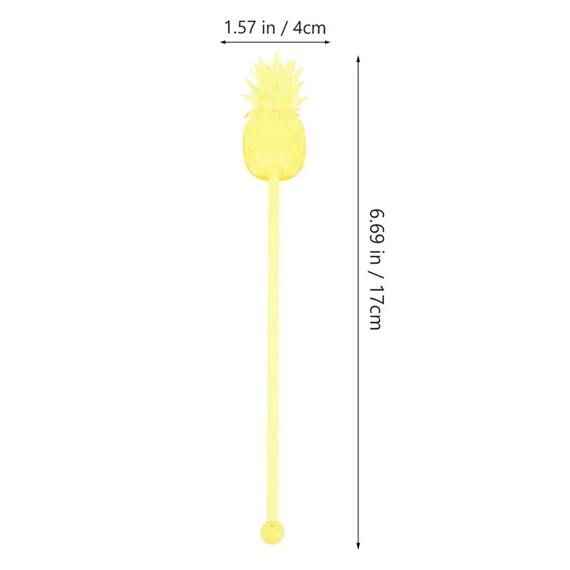 Agitateur à Cocktail en forme de brochettes de fruits et'ananas ...