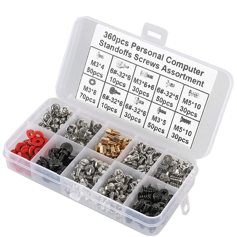 228-280-360x-Personal-Computer-Screw-PC-Case-Screws-Motherboard ...
