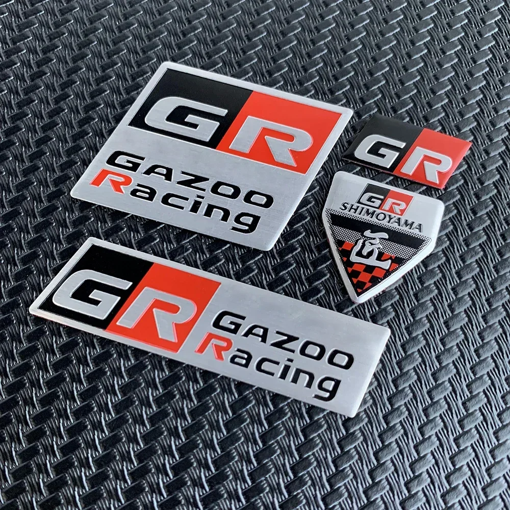 GR-Logo-GAZOO-Racing-GRSPORT-Aluminium-Car-Emblem-Stickers-Decor-Rear ...