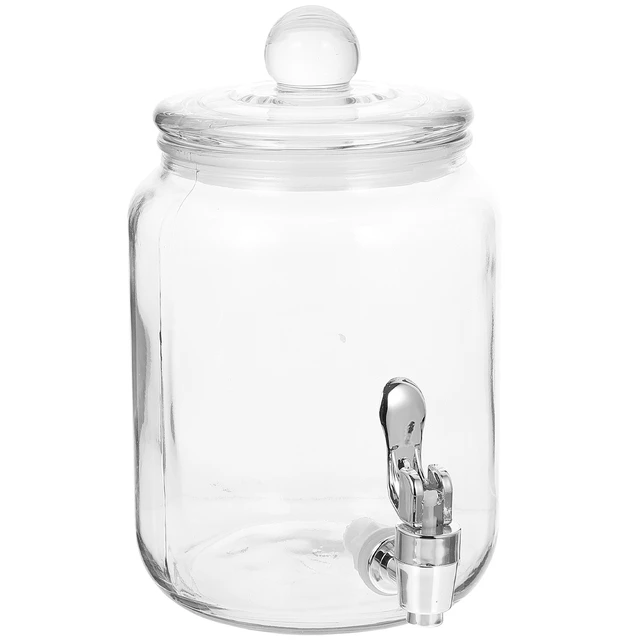 Glass Water Pitcher With Spigot