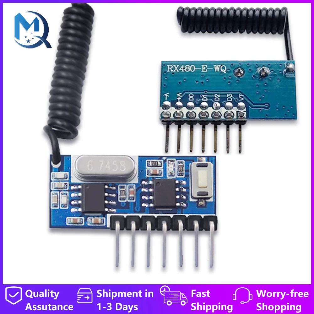 433-Mhz-RF-Remote-Control-Transmitter-and-433mhz-RF-Relay-Receiver ...