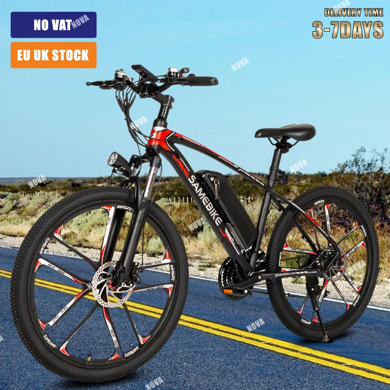SAMEBIKE-MY-SM26-Electric-Bike-350W-Motor-48V-26inch-Tires-LCD-Display ...