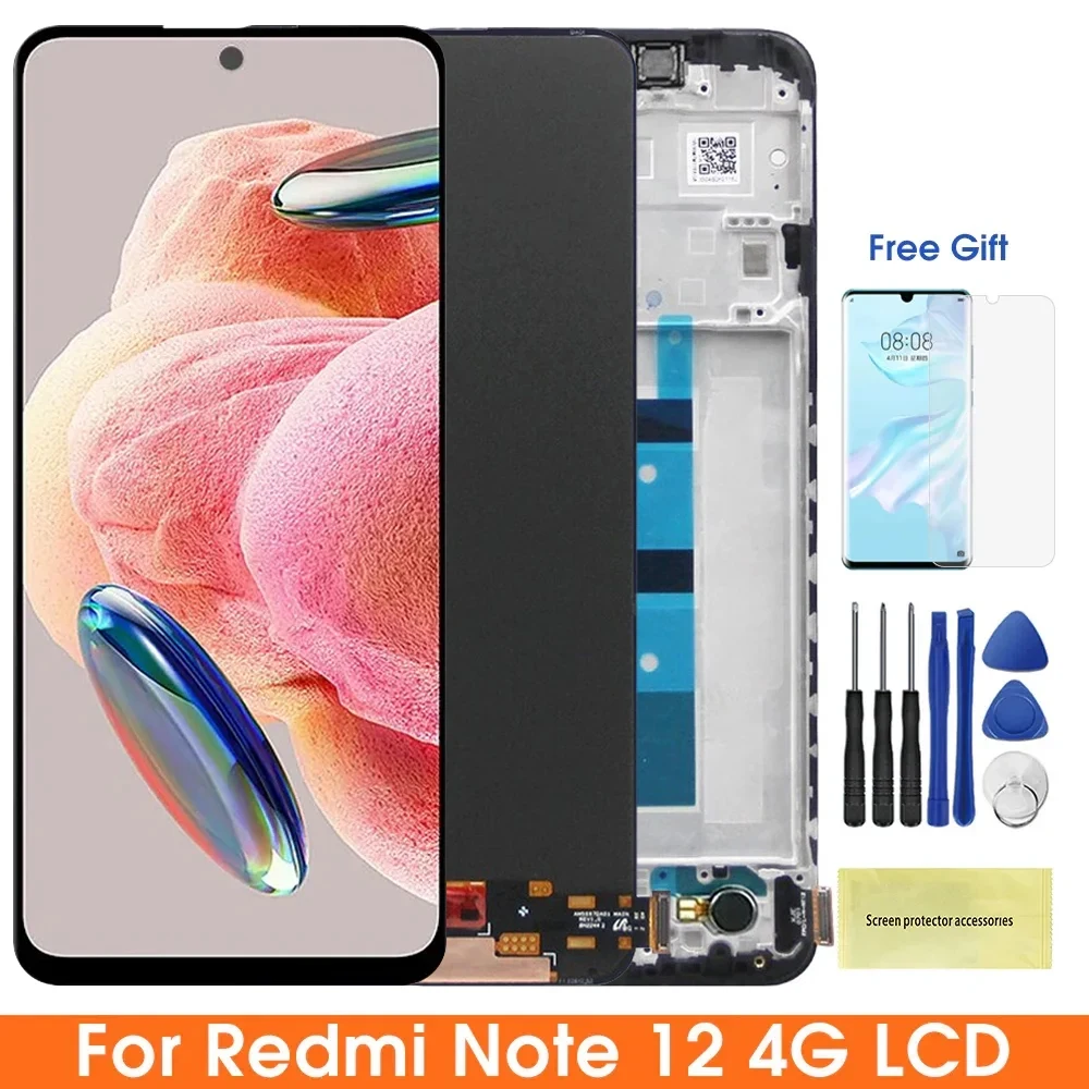 6-67-Screen-for-Xiaomi-Redmi-Note-12-23021RAAEG-23021RAA2Y-Lcd-Display ...