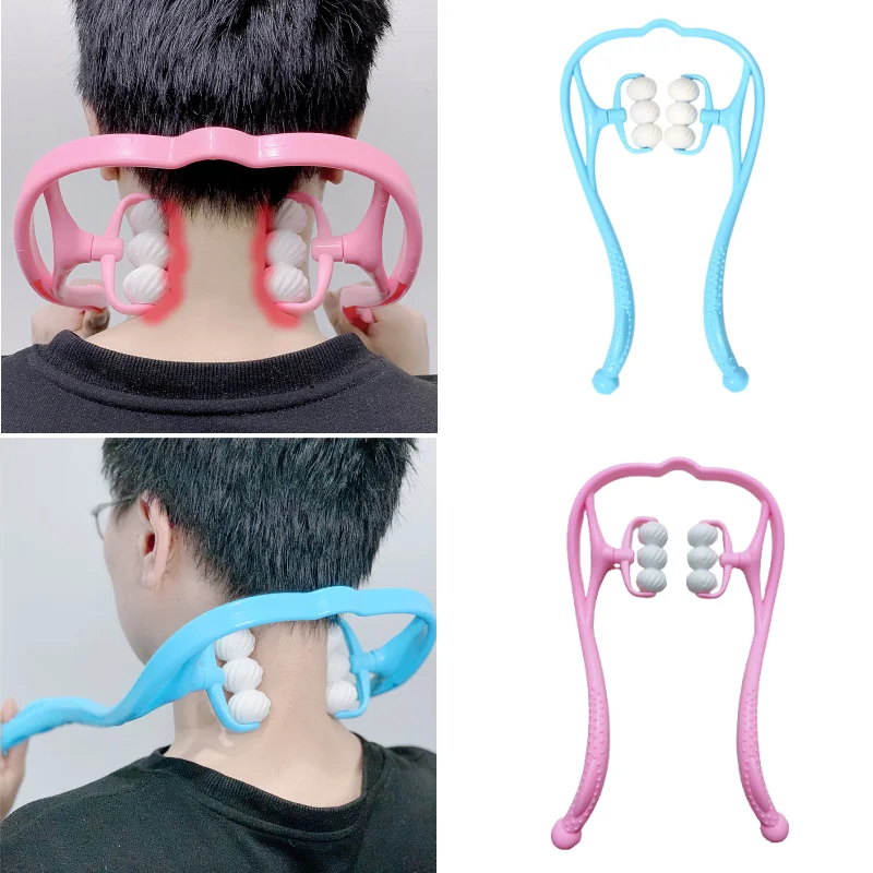 Plastic-Pressure-Point-Therapy-Neck-Massageador-Massagem-Relieve-Hand ...
