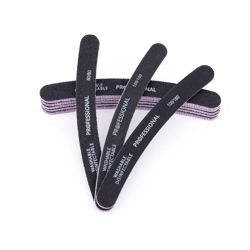 5-Pcs-Lot-Reuse-Sandpaper-Nail-File-Maincure-Acrylic-Banana-Nails-File ...