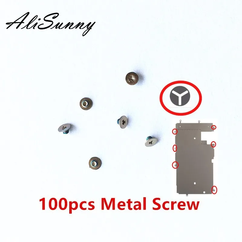 AliSunny 100pcs Metal Backplate Screw for iPhone 7 Plus Back Plate ...