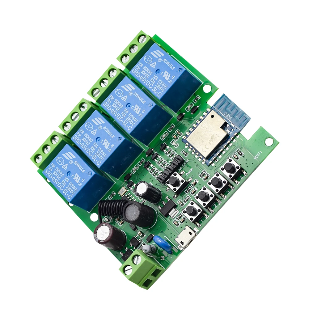 Tuya-Smart-Wifi-Light-Switch-Module-Board-4CH-DC-12V-24V-32V-110V-220V ...