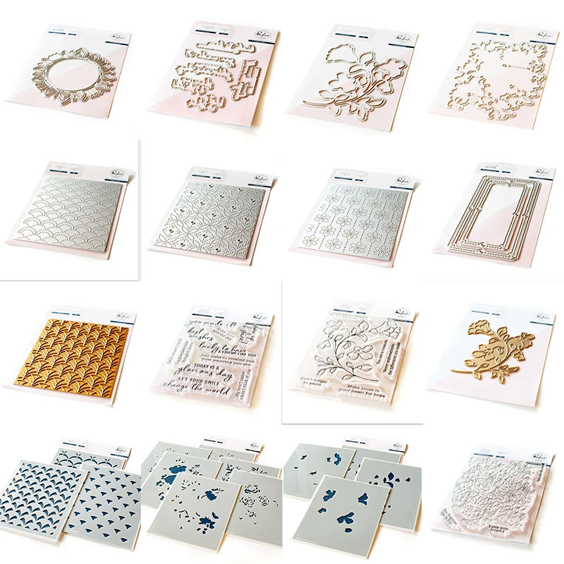 Metal Cutting Dies Stamps Stencil | Hot Foil Stamping Metal Dies ...