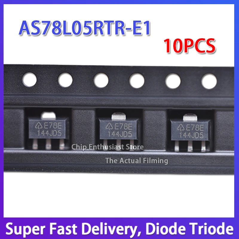 10PCS AS78L05RTR-E1 Silk Screen E78E Linear Voltage Stabilization SOT ...