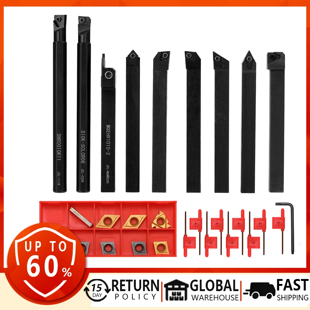 Lathe Tools Holder Lathe Turning Tool Solid Carbide Inserts Holder ...