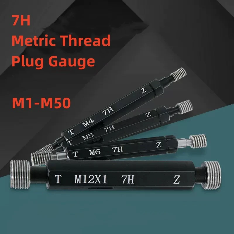 Steel Mer-cury Gage Metric Fine Thread Plug Gauge High Quality wholesale 7H M16 M17 M18 M19 ...