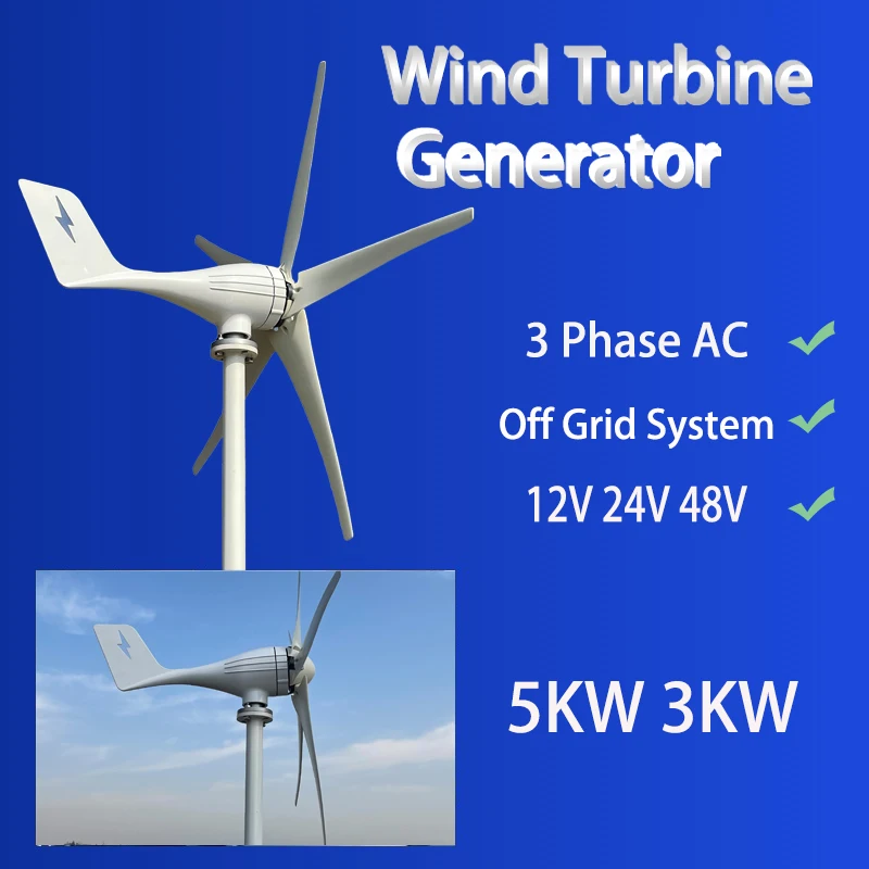 5000W-Wind-Horizontal-Turbine-Generator-Alternative-Free-Energy ...