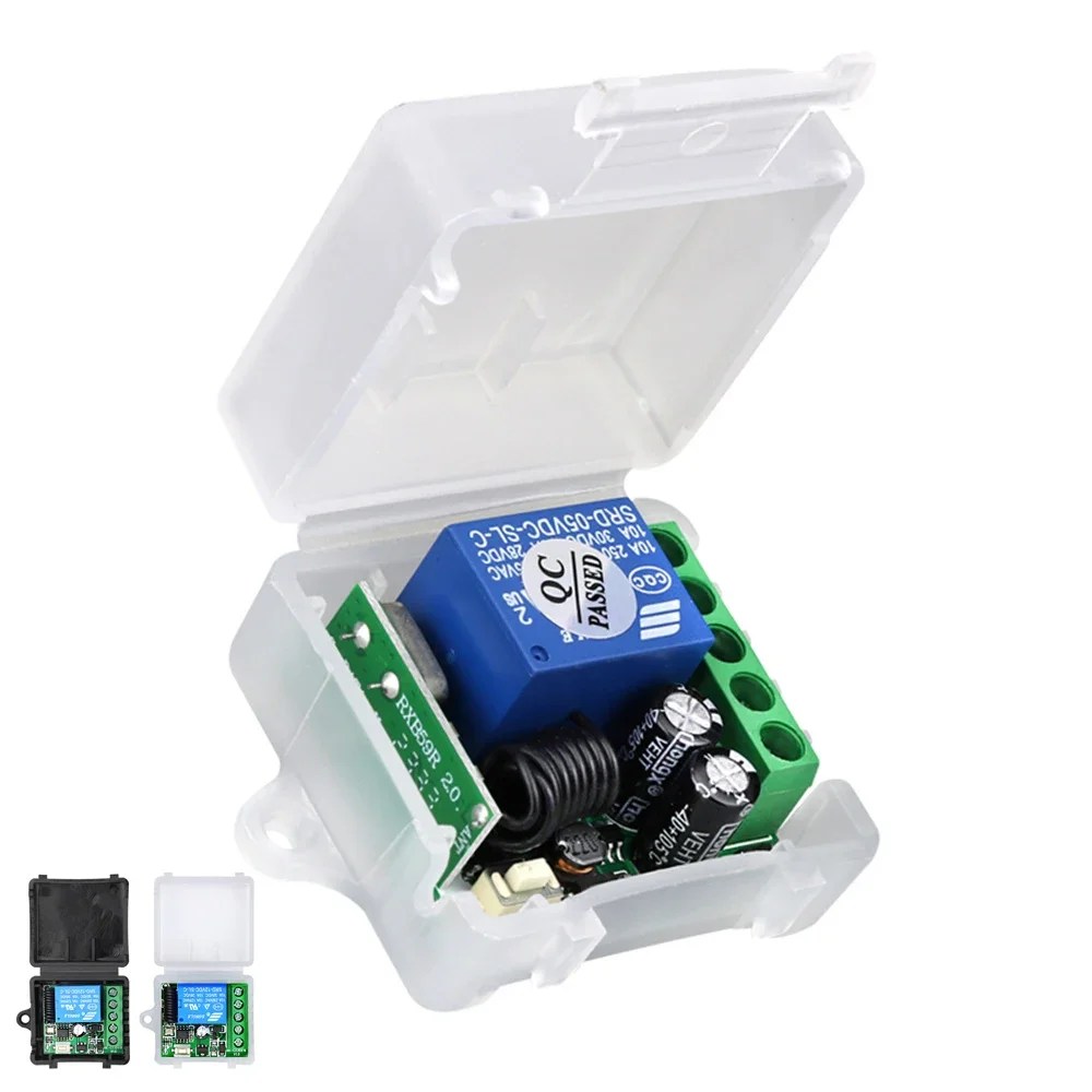 5V-12V-24V-433Mhz-4CH-Wireless-Remote-Control-Switch-1CH-relay-433Mhz ...