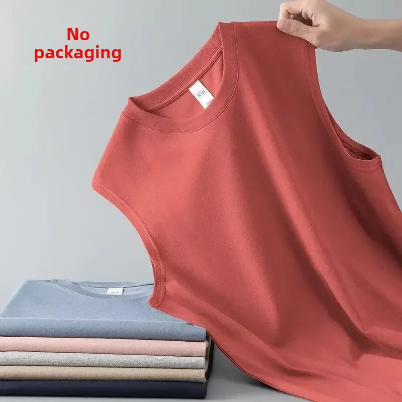 Men-s-Large-Shoulder-Round-Neck-Vest-Tank-Top-Versatile-Casual-Sporty ...