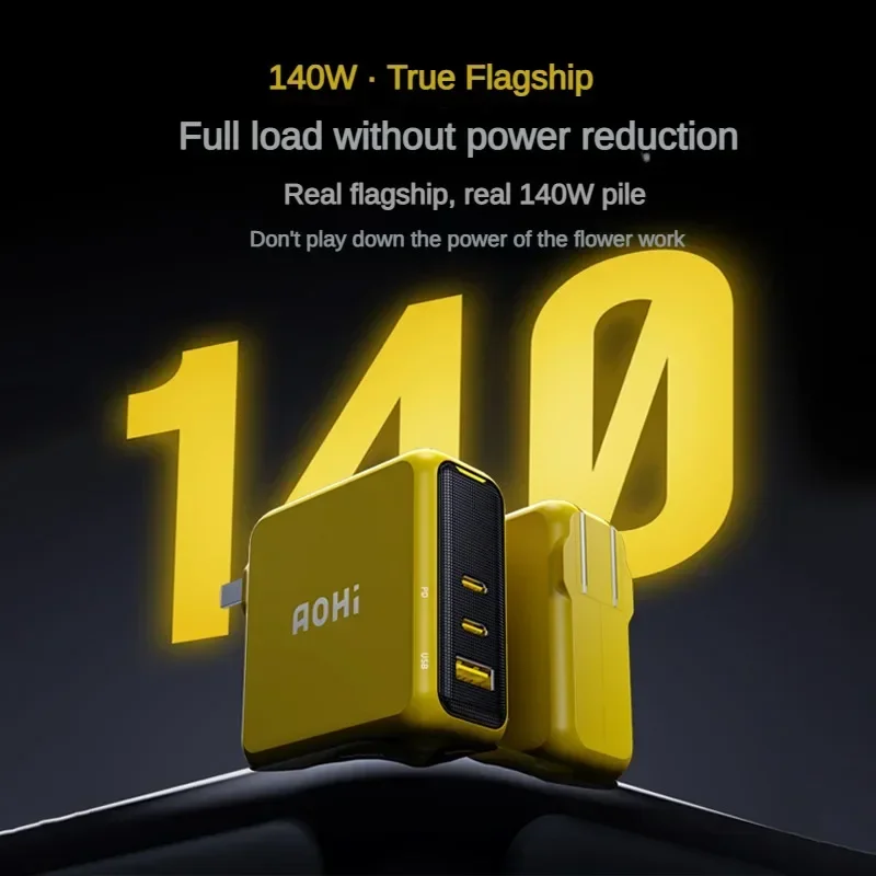 Aohi-140W-Gallium-Nitride-GaN-Charger-Head-PD3-1-Super-Fast-Charge ...