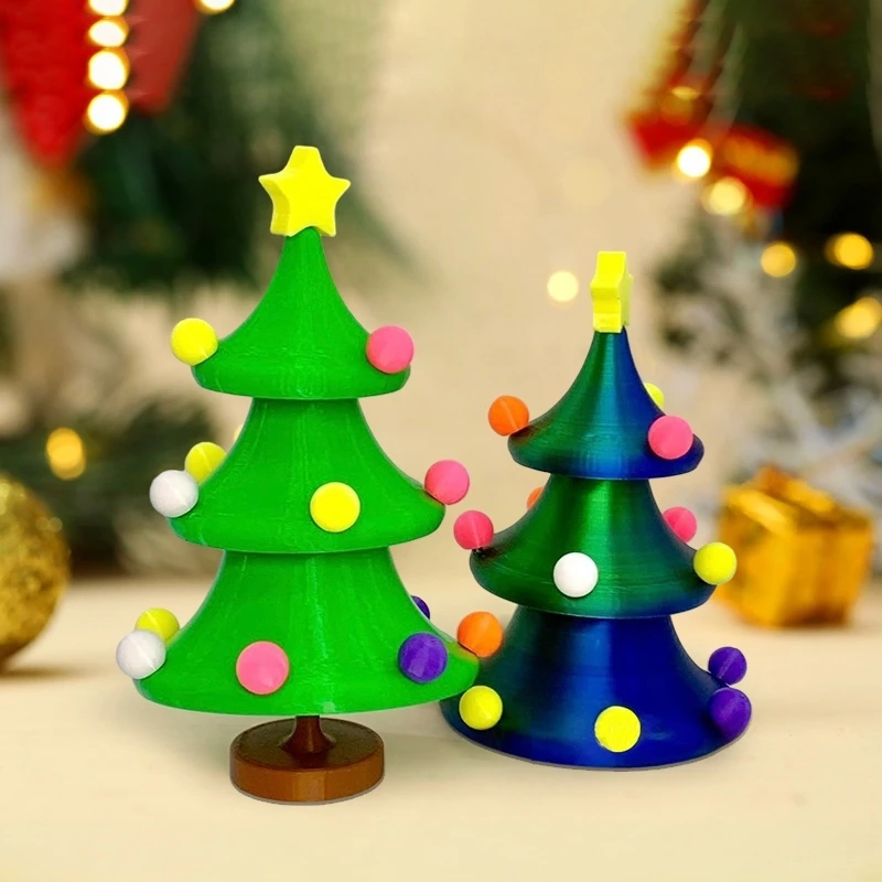 3D-Printed-Christmas-Tree-Rotatable-Xmas-Tree-Funny-Fidget-Toy-2025-New ...