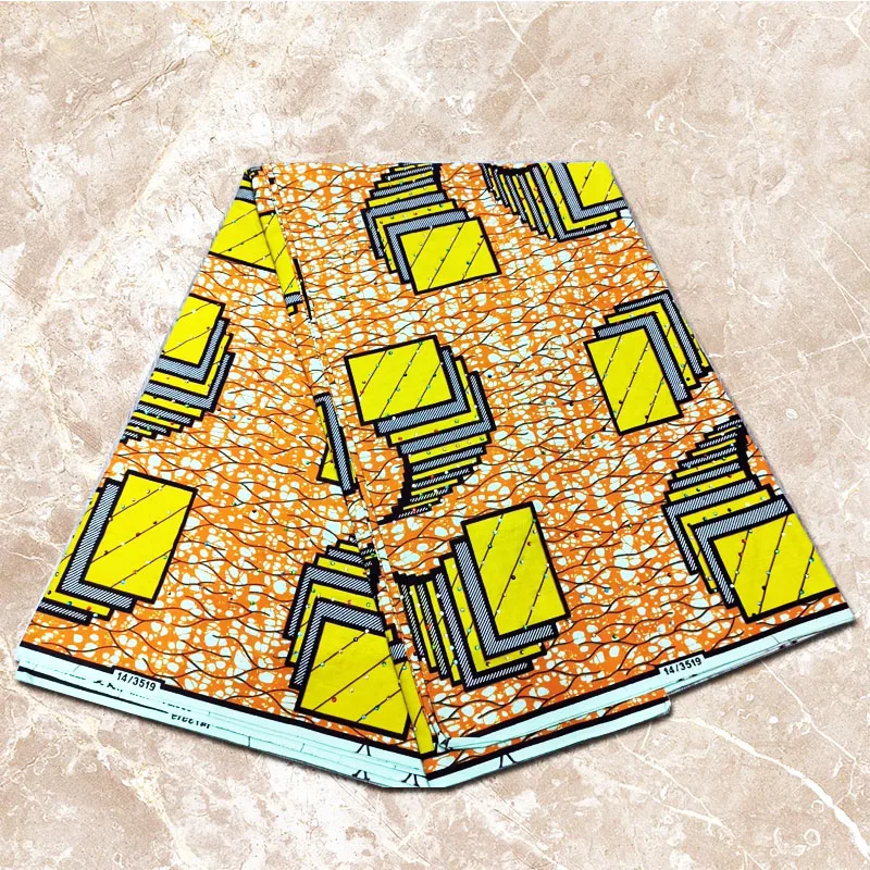Ankara-Fabric-African-Real-Wax-Print-Exhilarating-Pattern-6-Yards-Datch ...