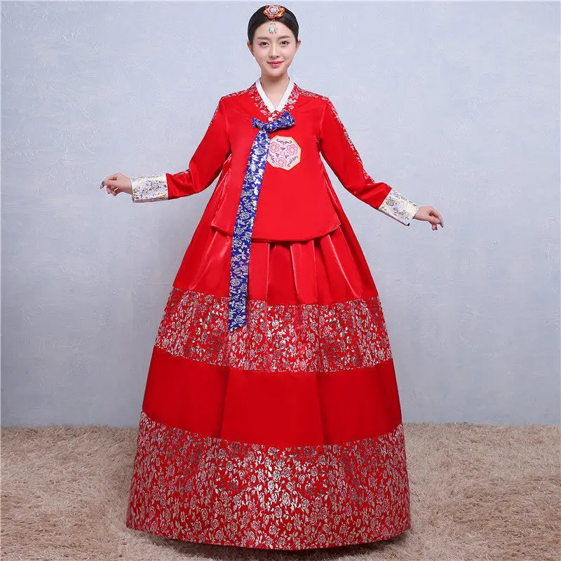 High-end-Hanbok-geleneksel-d-n-elbisesi-i-lemeli-i-ekler-kore-elbise ...