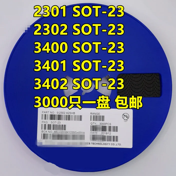 Transistor-de-efecto-de-campo-SMD-3000-piezas-SI2300-SI2301-SI2302 ...