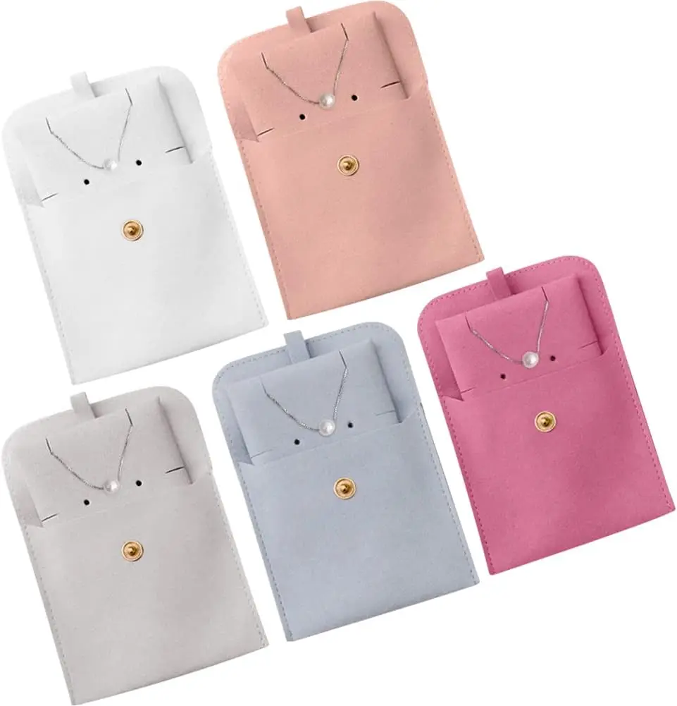 5-Sets-Snap-Button-Jewelry-Pouches-Jewelry-Storage-Bag-Jewelry-Pouch ...