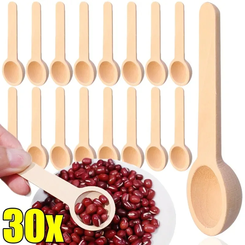 30-10Pcs-Mini-Wooden-Spoons-Kitchen-Spice-Condiment-Spoons-Sugar-Tea ...