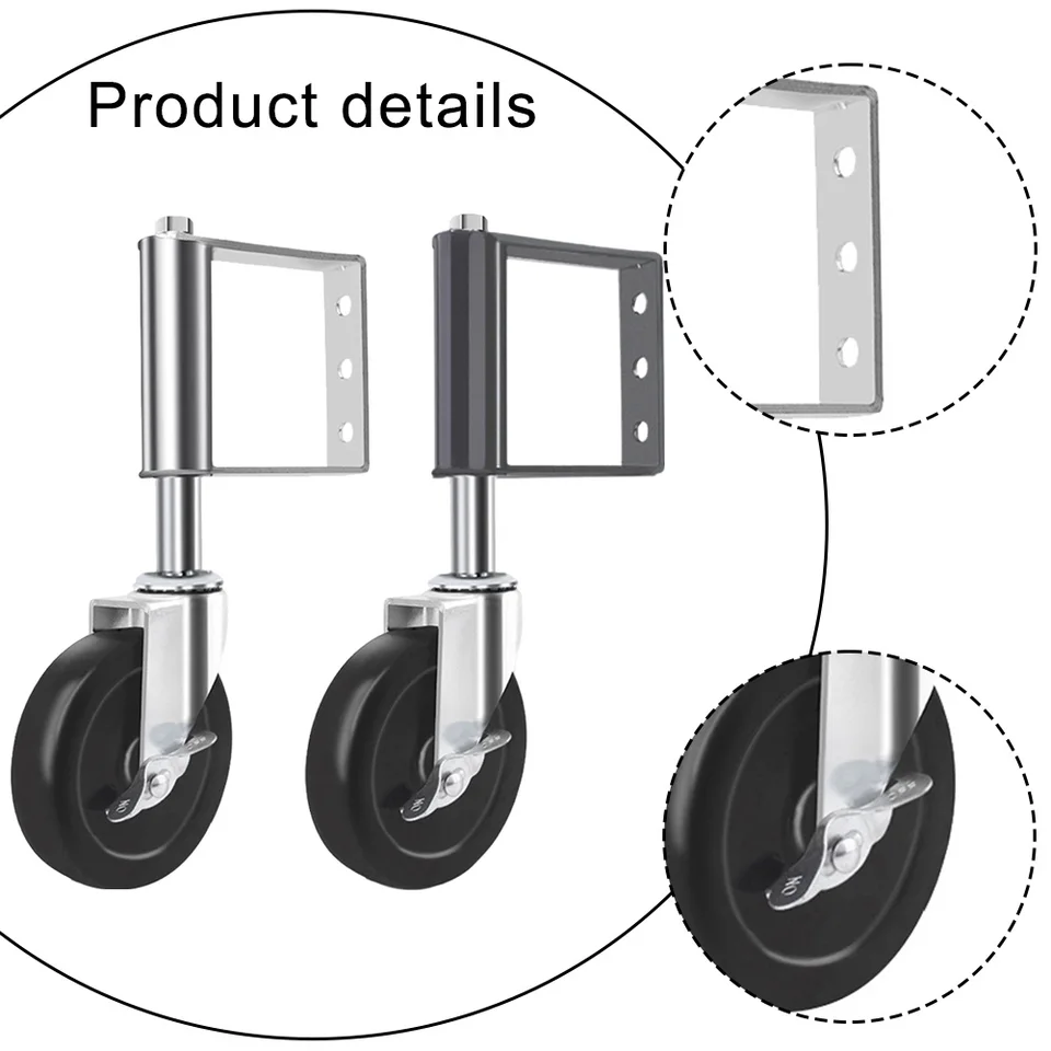 Spring Loaded Gate Caster Wheels Spring Loaded Wheel Gate | Heavy Duty