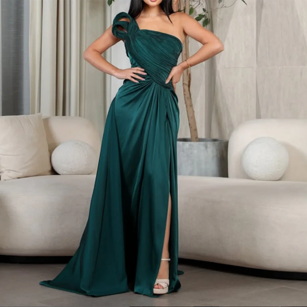 Customized Strapless Evening Dresses Backless Sleeveless Pleat Side ...