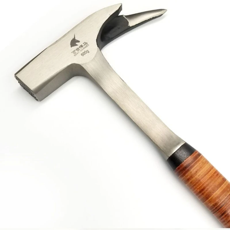 Shockproof-Square-Head-One-Piece-Hammer-Steel-Non-slip-Cowhide-Handle ...