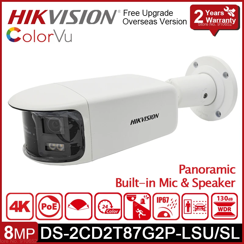 Hikvision-4K-Panoramic-Camera-DS-2CD2T87G2P-LSU-SL-Dual-Lens-8MP ...