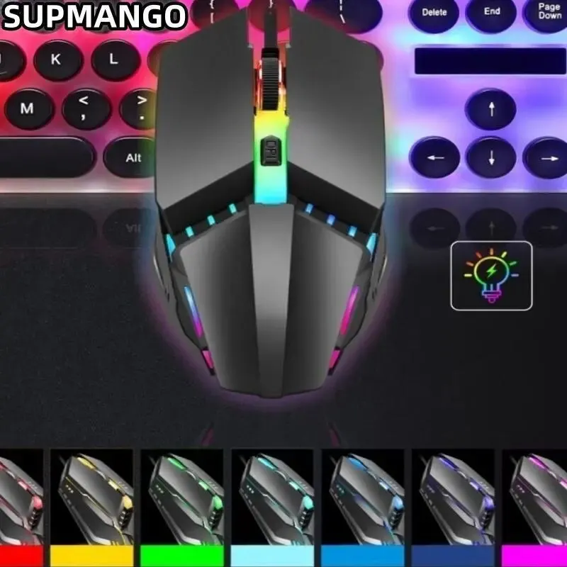 X3-Wired-Mouse-USB-Wired-LED-Luminous-Game-Competitive-Computer ...