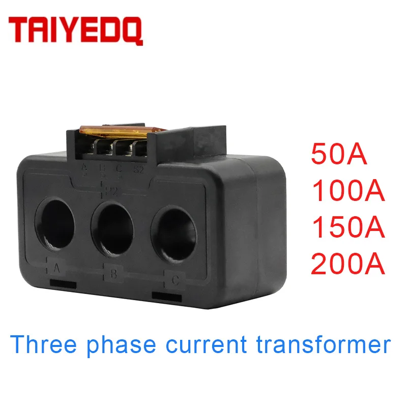 Three-Phase-0-5-Class-Current-Transformer-CT5-AC-Current-Transformer-50A-100A-200A-Current ...