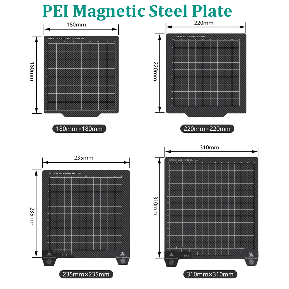 PEI-Spring-Steel-Sheet-180-220-235-310-3D-Printer-Hotbed-PEI-Magnetic ...