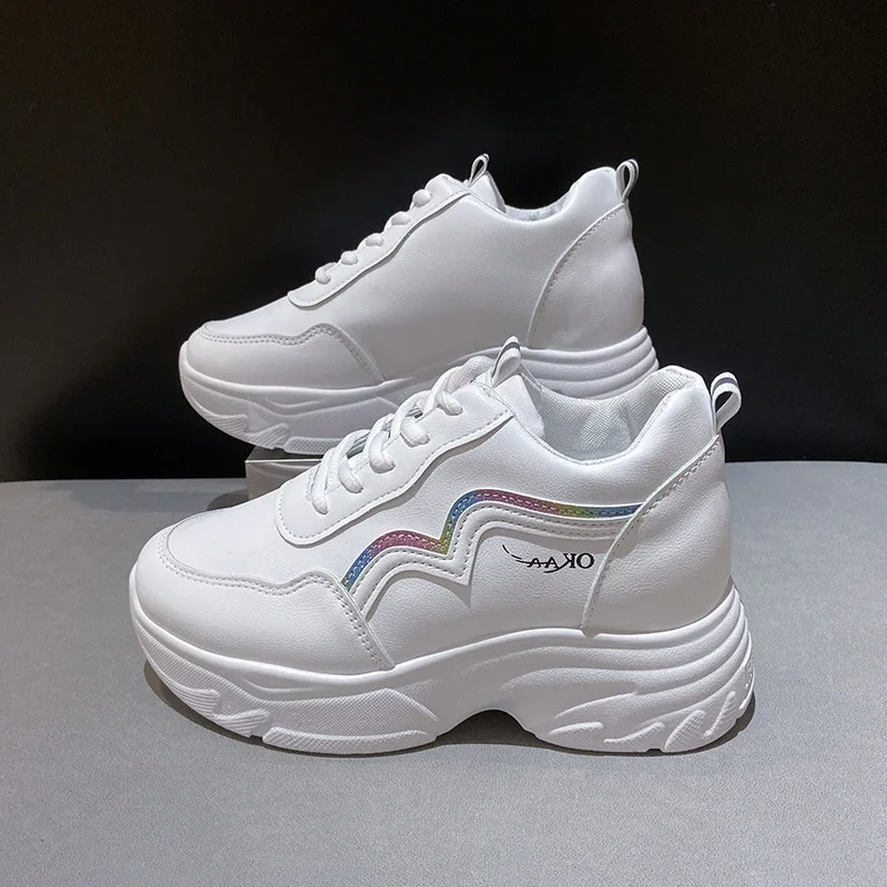 Fashion-Platform-White-Shoes-Womens-Wearable-Bread-Shoes-Wedge-Heel ...